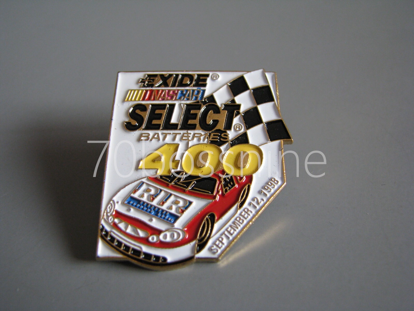 1998 EXIDE SELECT BATTERIES 400 RICHMOND NASCAR RACING EVENT HAT PIN ...