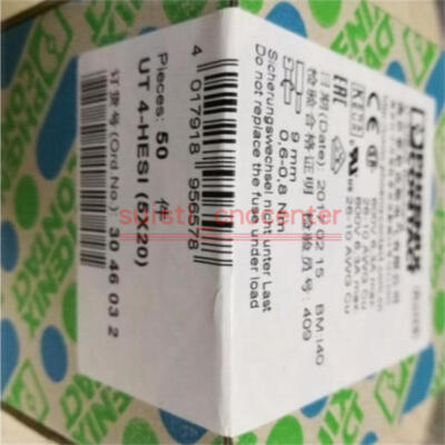 50PCS Phoenix Contact Fuse terminal UT 4-HESI (5X20) 3046032 NEW | eBay