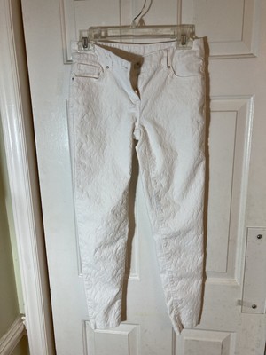 Size 2 Cache White Jeans Skinny Leg Stretch Cotton/Poly/Spdx Thick ...