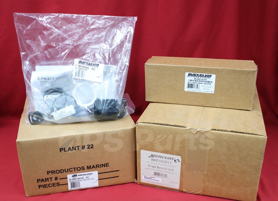 New/ OEM Mercury Verado Single Console Binnacle Kit w/DTS Rigging Kit ...