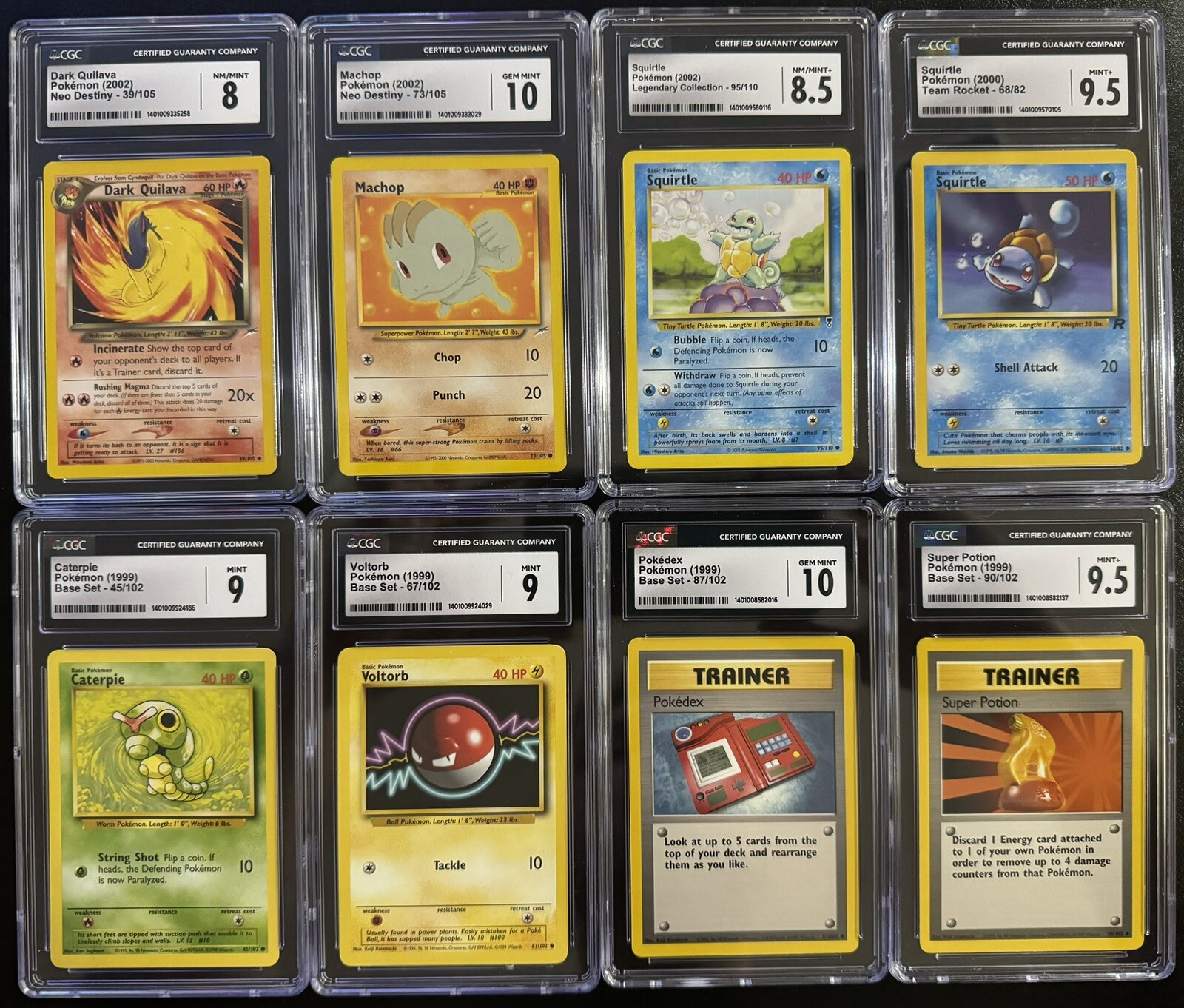 Pokemon Graded Lot - Base, Neo Destiny, Team Rocket, Legendary ...