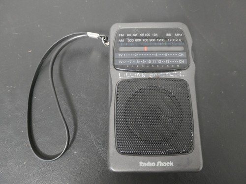 Pocket Radio AM-FM~TV1~TV2 Radio Shack Cat No.12-617 Untested | eBay