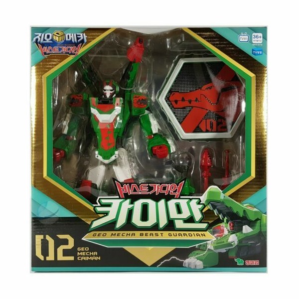 Geo Mecha Beast Guardian Caiman 02 Transformer Robot Alligator Toy ...