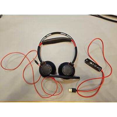 Plantronics Headset - Model: C5200 Black On The Ear Headset USB A | eBay