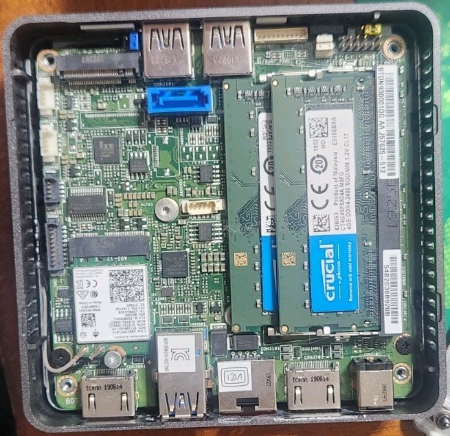 Lot of 5 Intel NUC7, NUC7i3DNK 8GB RAM *NO HARD DRIVE* Core i3 w/ Power ...