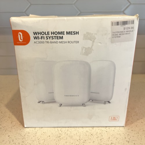 TaoTronics Whole Home Mesh WiFi Router, Tri-Band 3-Pack System AC3000 ...