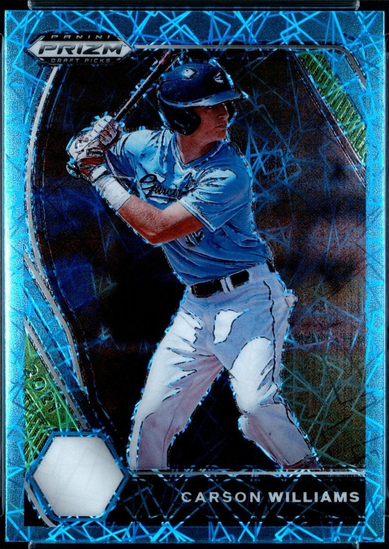 2021 Panini Prizm Draft Picks - Carson Williams #PDP28 Blue Velocity ...