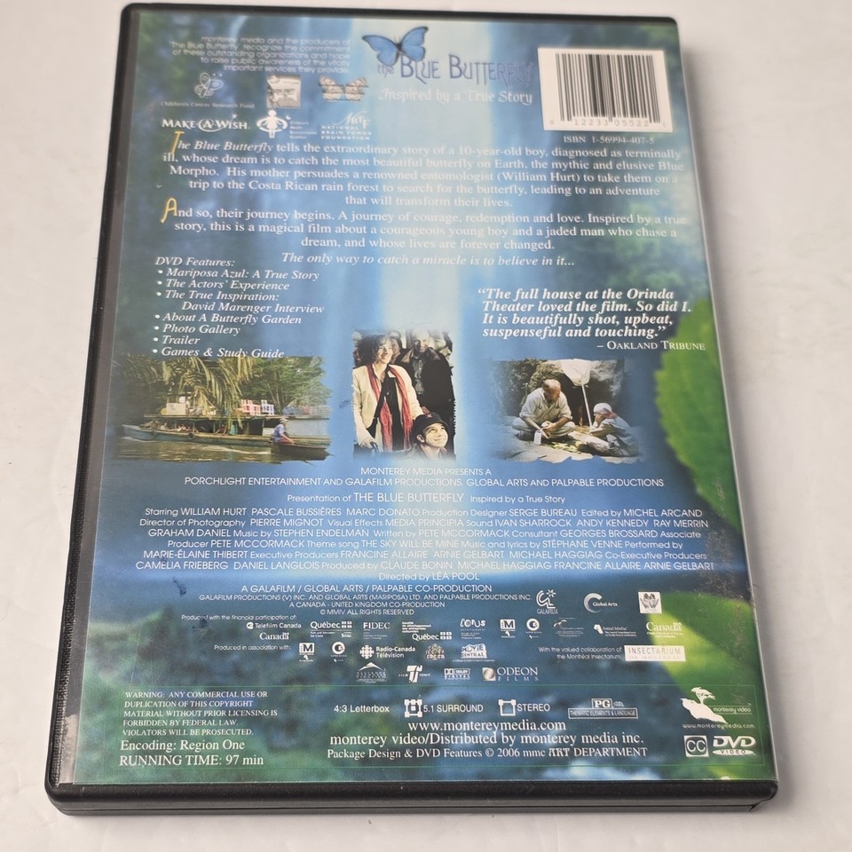 the Blue Butterfly DVD *BUY 2 GET 3 FREE* | eBay