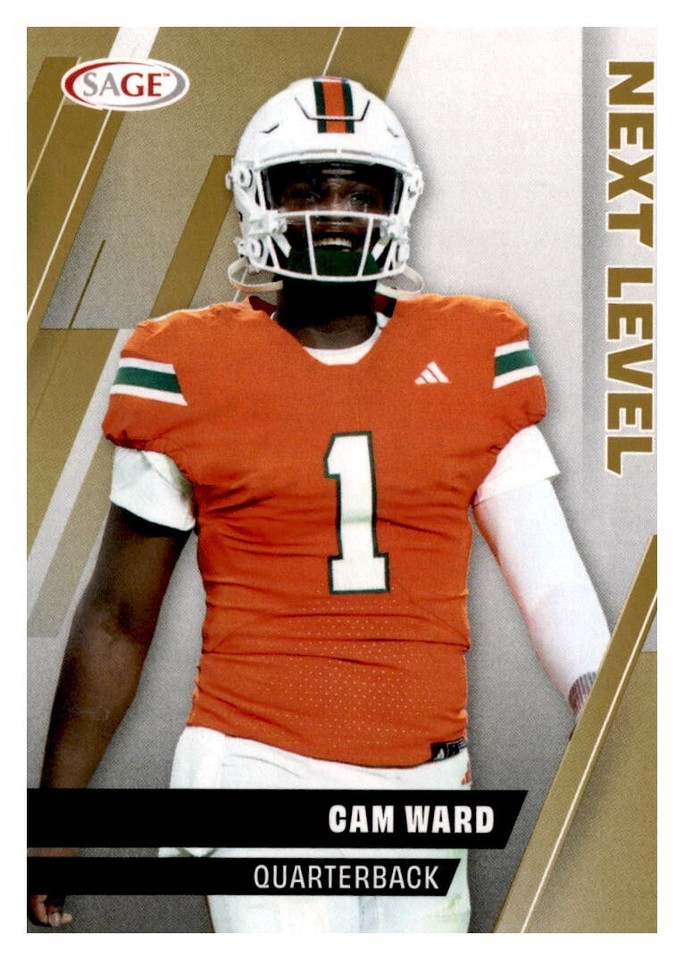 2025 SAGE Football High Series GOLD Parallel 101-200 Complete your Set ...