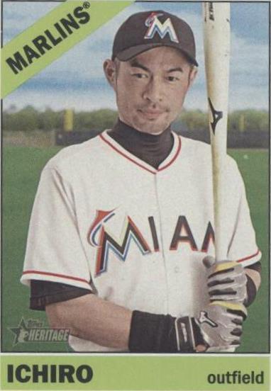 2015 Topps Heritage High Number - Ichiro Suzuki #706 Mini /100 for sale ...