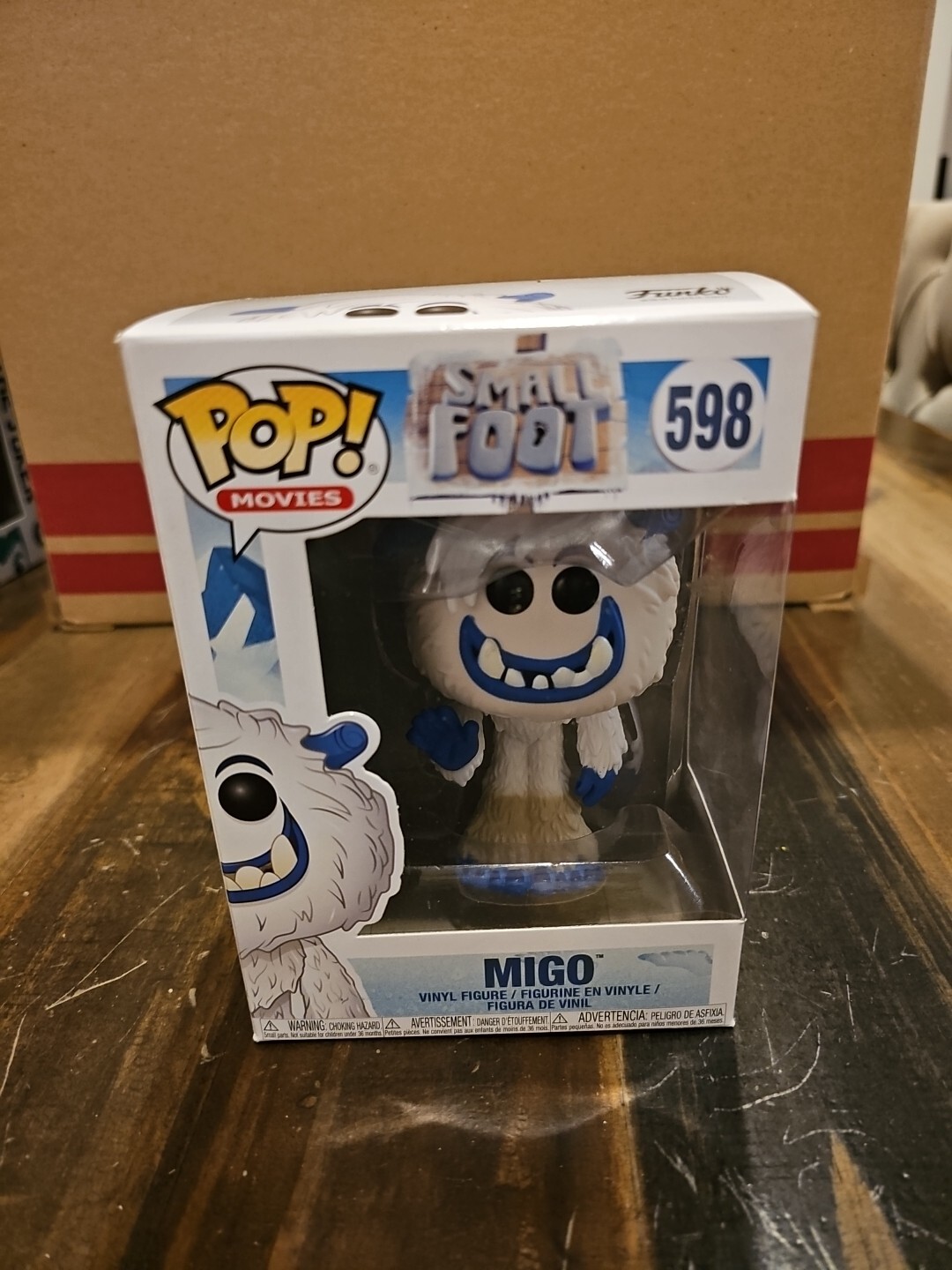 Funko Pop Migo 598 Small Foot Movie Pop Protector included | eBay