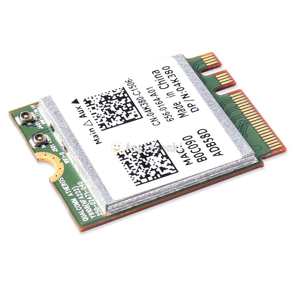 Atheros QCNFA222 AR5BWB222 2.4/5GHz BT4.0 802.11ABGN Wifi Card 4K380 M ...