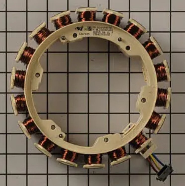 W10754158 - Genuine OEM Whirlpool Washer Washing Machine Motor Stator ...