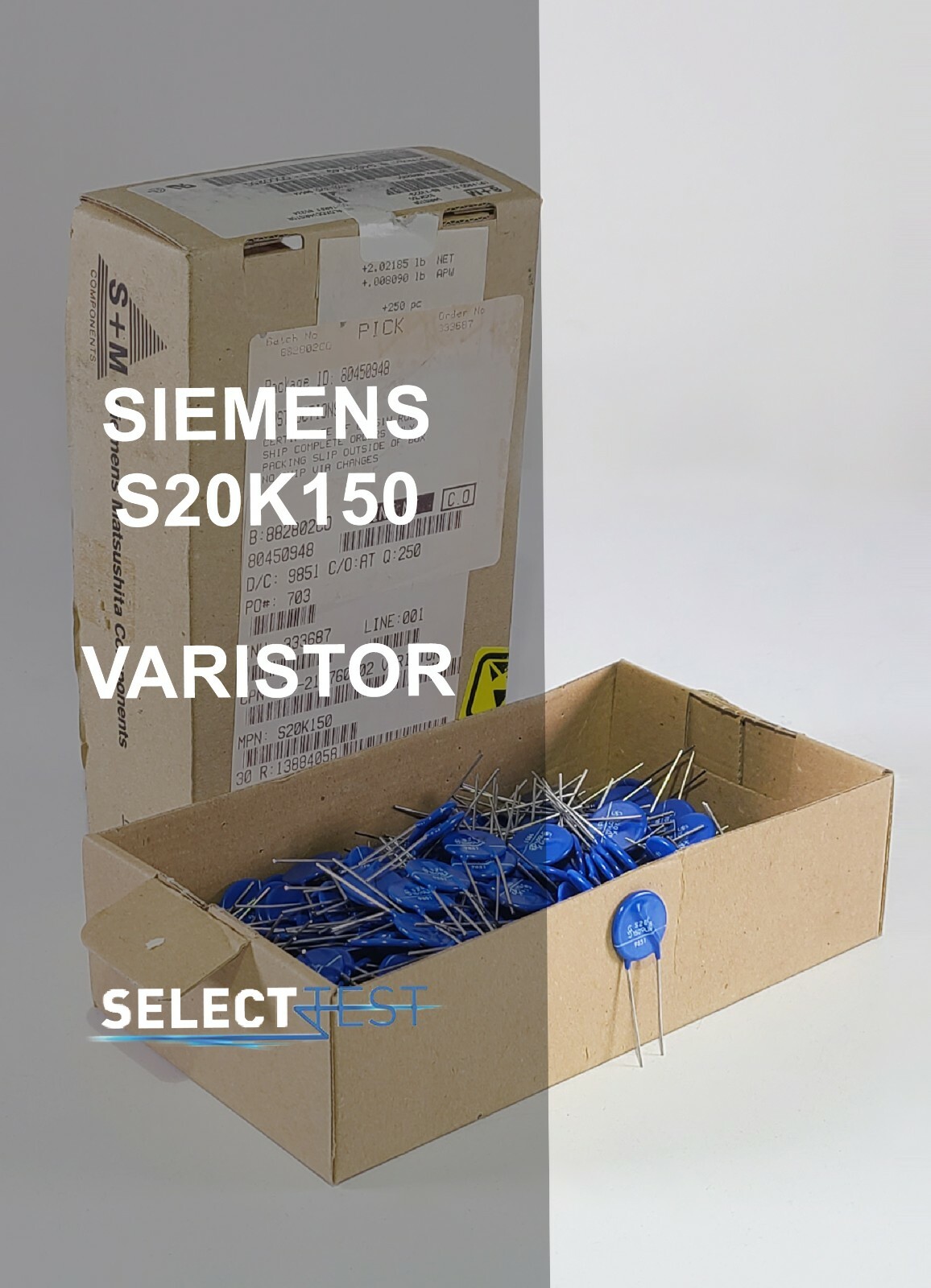 SIEMENS MATSUSHITA S20K150 METAL OXIDE VARISTOR (MOV) LOT OF 220 *LOOK ...