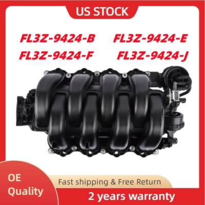 NEW Air Inlet Intake Manifold FL3Z9424J for Ford F-150 5.0L V8 (2015 ...