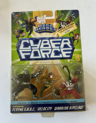 VINTAGE Cyber Force Flying Shoc Velocity Warrior Ripclaw CODE BLUE | eBay