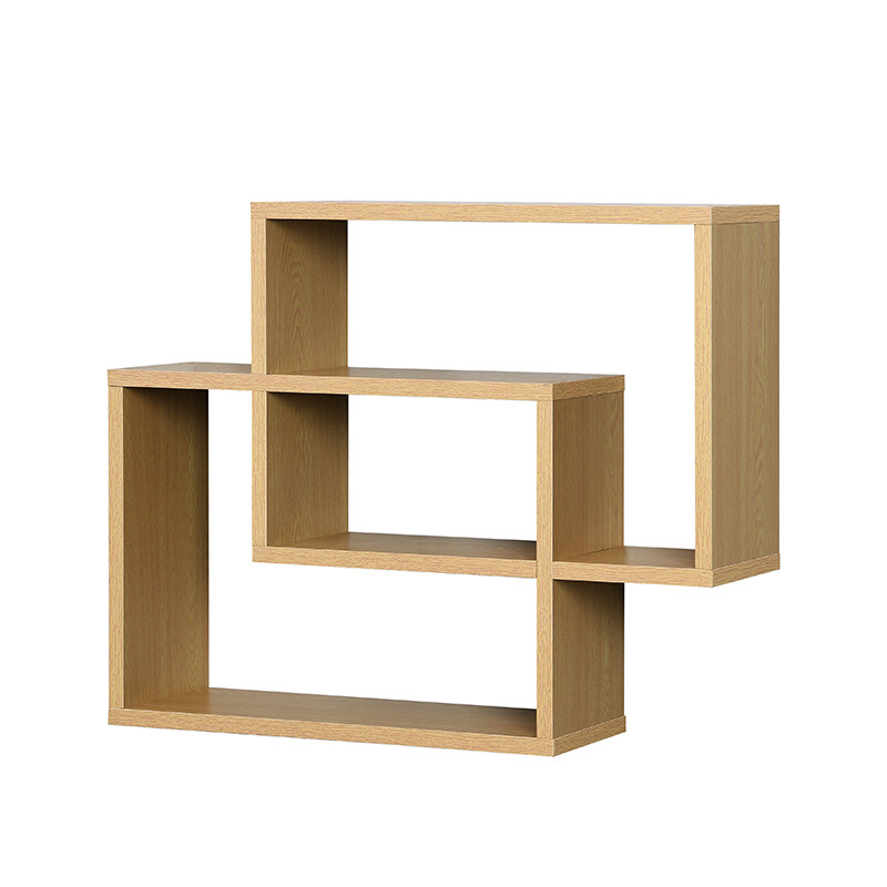 Display Space Saving Multi Compartment Floating Wall Shelves Display ...