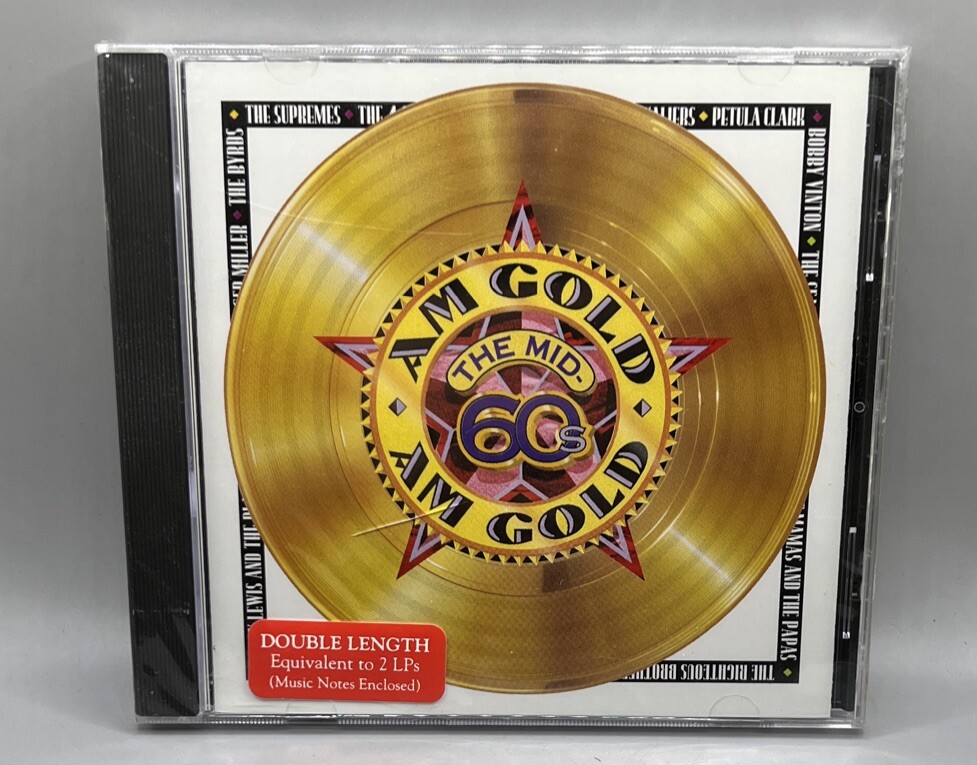 NEW AM GOLD CD THE MID 60's-Time Life Double Length 22 Songs Sealed ...