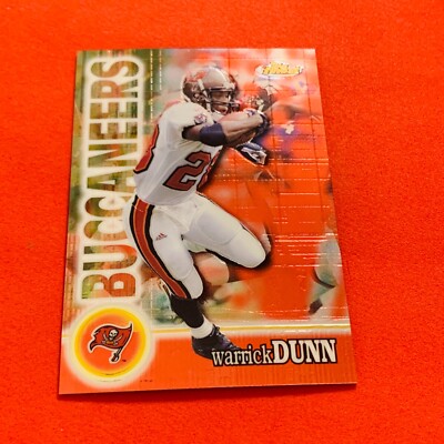 Warrick Dunn .. Tampa Bay Buccaneers .. 2000 Topps Finest Base Card 51 ...