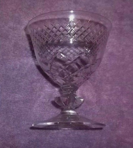 Duncan Miller coronet Cut stem LOW SHERBERT CUT #682 3 1/2" Tall | eBay UK