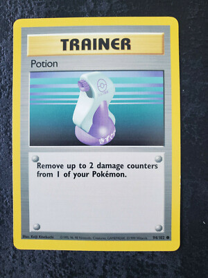 Potion Trainer Pokemon Card Base Set 94/102 Common | eBay