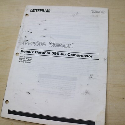 CAT Bendix DuraFlo 596 AIR COMPRESSOR Repair Shop Service Overhaul ...
