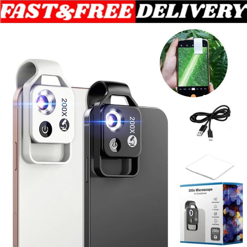 Nanozoom 200X Magnification Zoom Nanozoom Cell Phone Lens, Nanozoom ...