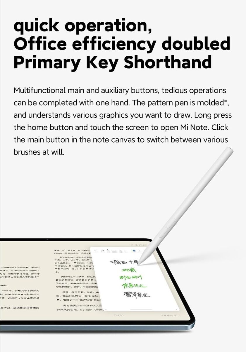 Genuine Xiaomi Smart Pen 2nd Generation For Xiaomi Mi Pad 5 Genuine Xiaomi Smart Pen 2nd Generation For Xiaomi Mi Pad 5