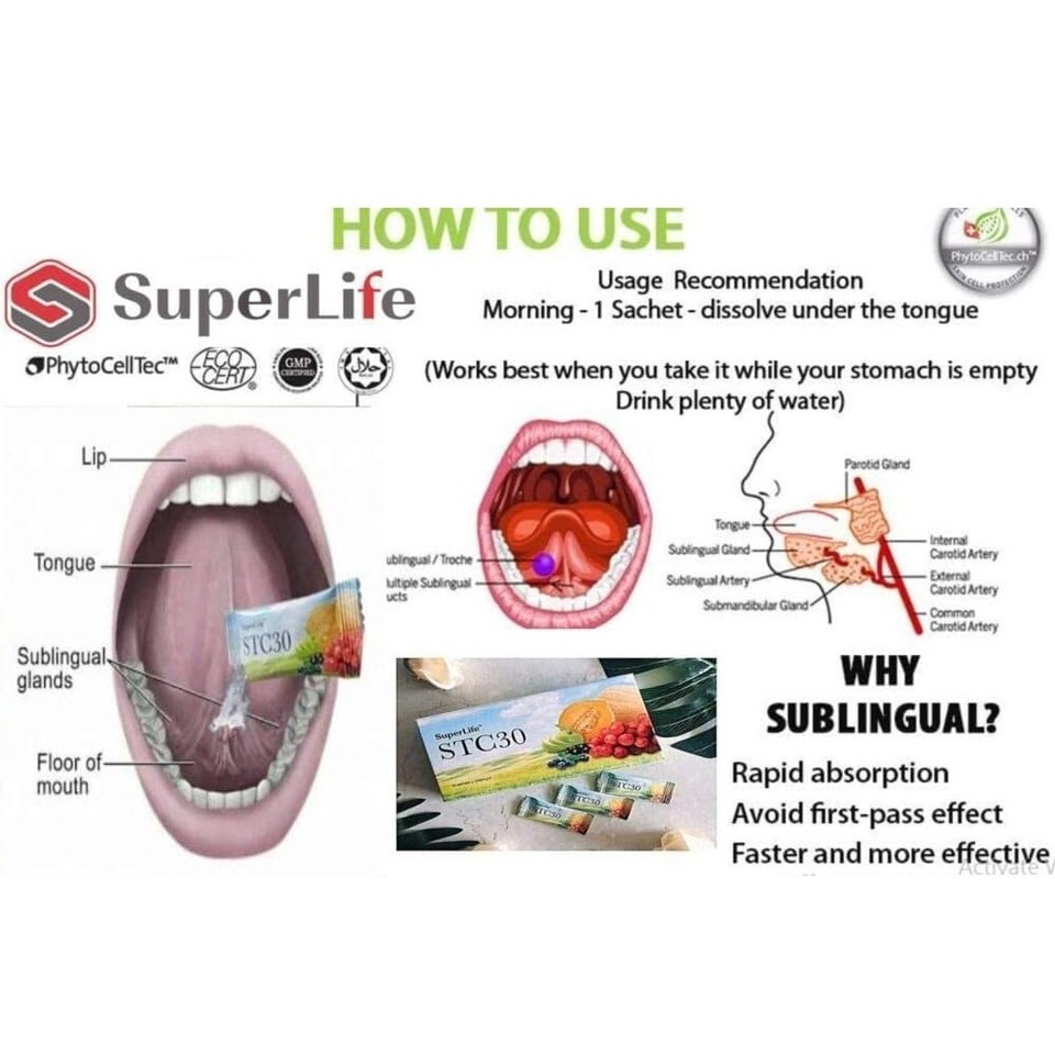 Superlife STC30 Stem Cell Anti Aging Supplement Activator STC Wrinkles ...