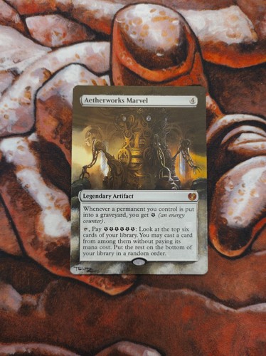 Magic the Gathering Aetherworks Marvel Hand Painted Unique Custom MTG ...
