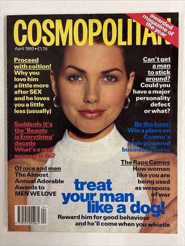 Cosmopolitan Magazine April 1993 UK Vintage Fashion Beauty Women ...