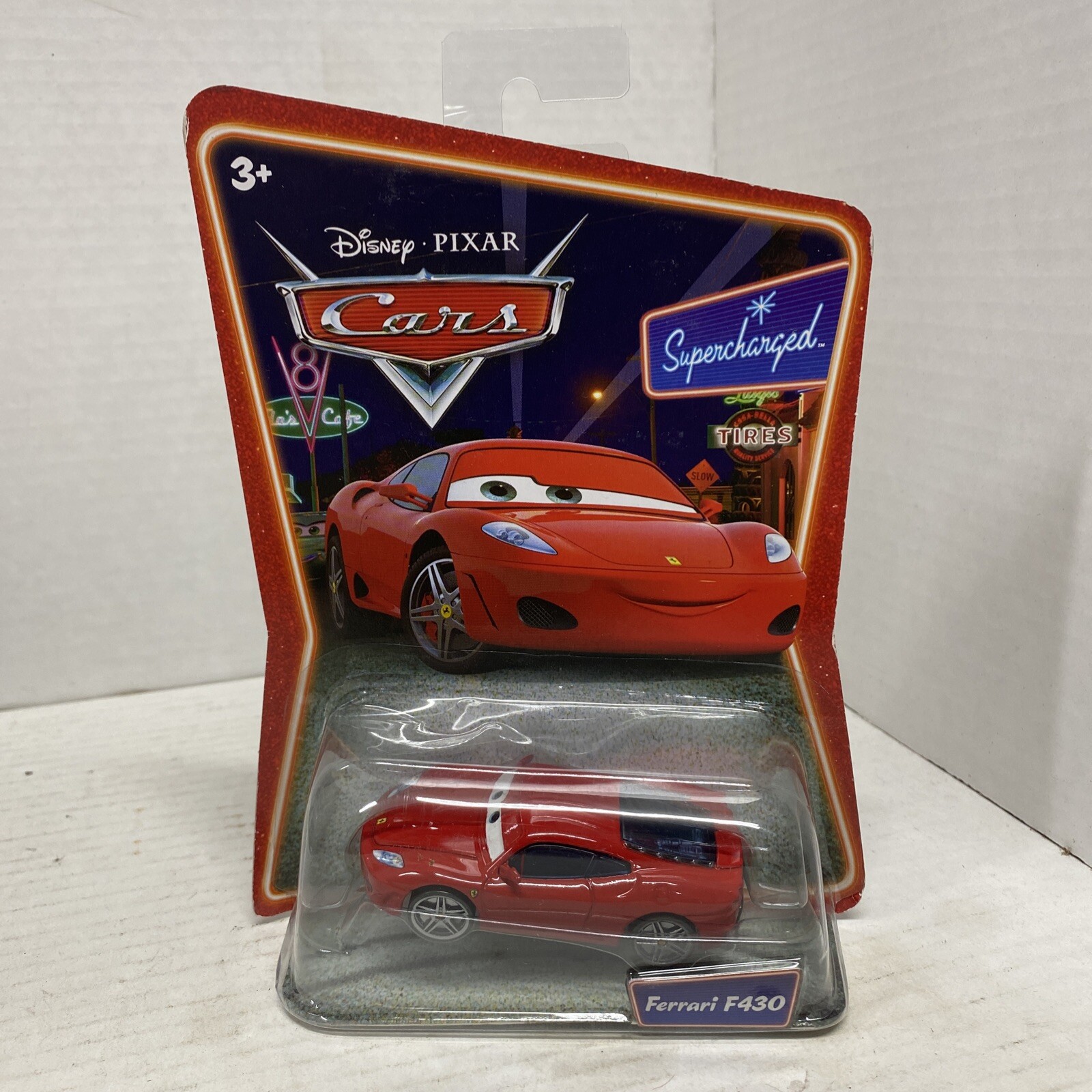 Disney Pixar Cars Ferrari F430 (Supercharged) 1:55 Diecast New Mattel ...