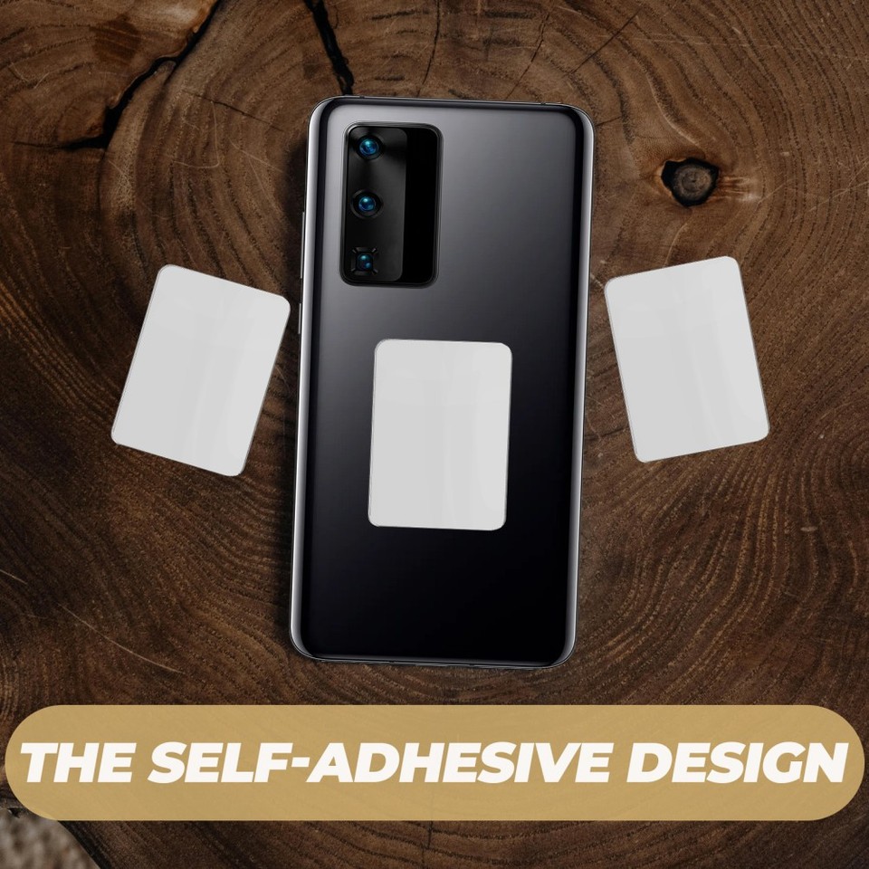 2 Pcs Phone Mirror Decal Acrylic Self Adhesive Stick On Makeup Mirror ...