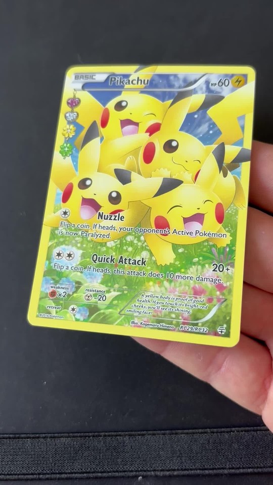 Pokemon TCG Pikachu RC29/RC32 Generations Radiant Collection Holo Rare ...