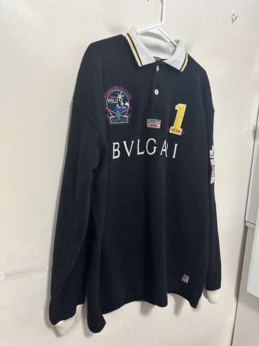 vintage Bulgari Polo Gear Aspen long-sleeve polo shirt Men’s Size X ...