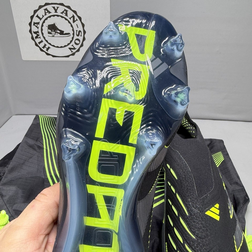 Adidas MEN Predator Elite Laceless FG Electric Stealth Pack JI1078 Size ...