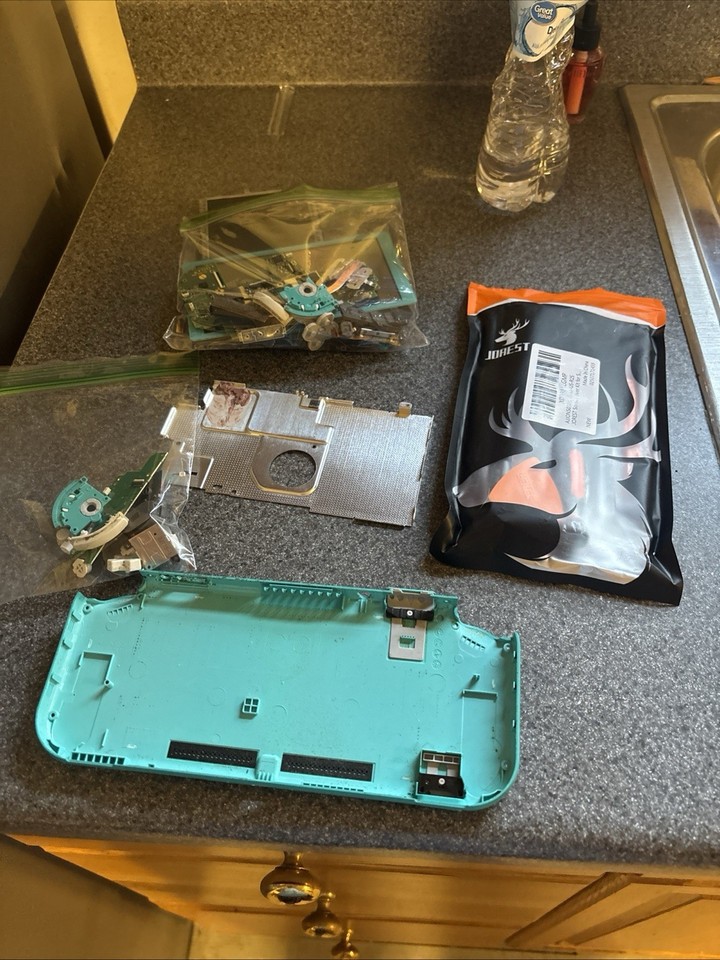 Nintendo Switch Lite Parts Untested Modchip On Motherboard taking ...