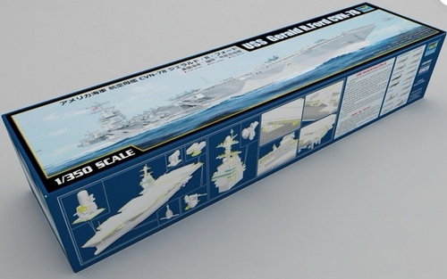 Trumpeter 05638 1/350 USS Gerald R.Ford CVN-78 Assembly Model Kit - NIB ...