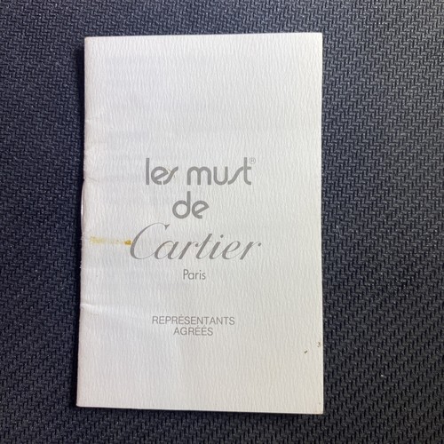 Les Must de Cartier Service booklet manual PCDI 6016 | eBay