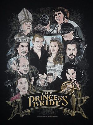 The Princess Bride T-Shirt All Characters Westley Butter Cup Inigo ...