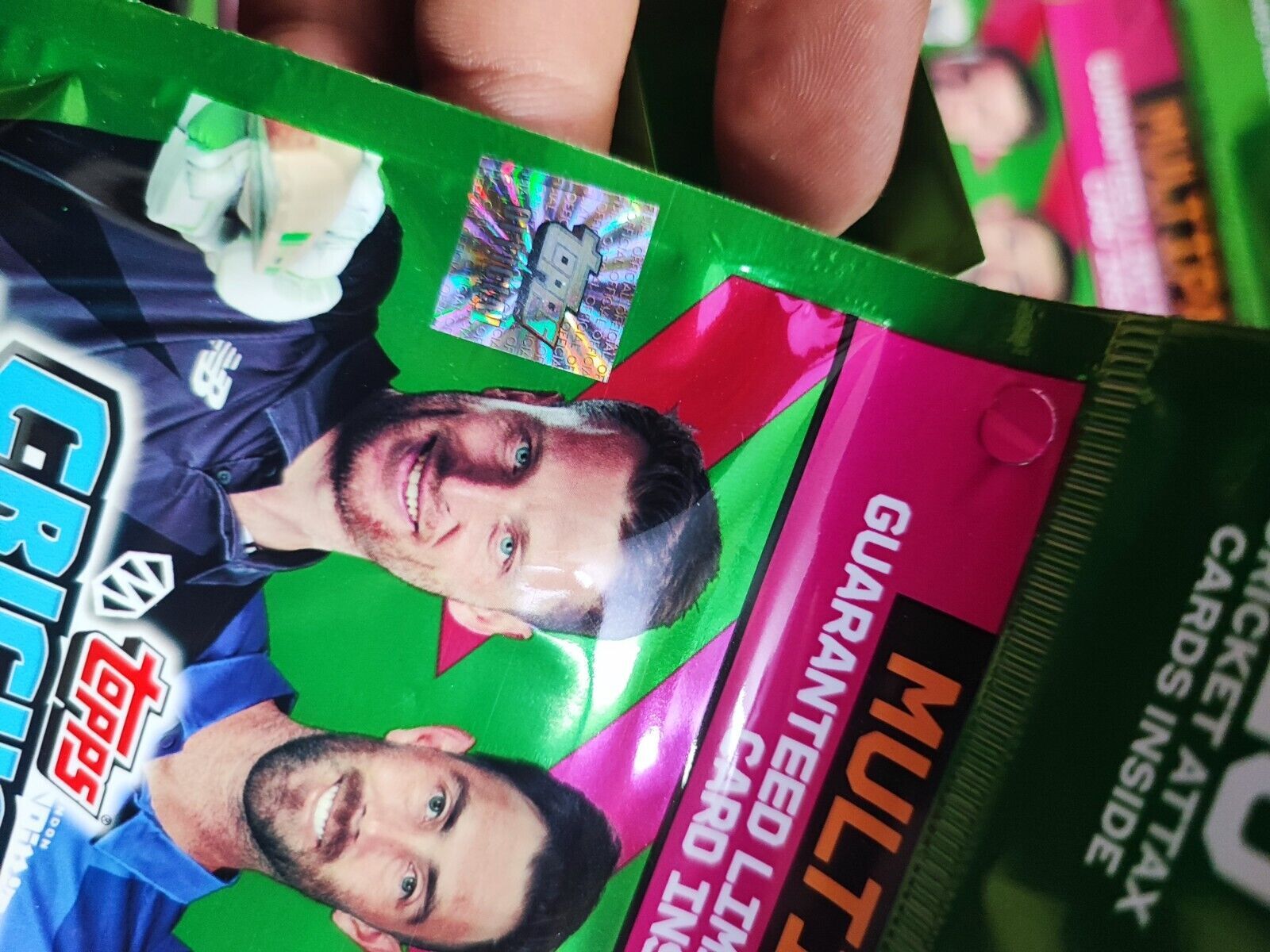 12 x Cricket attax The Hundred 2022 Multipack Topps India 20 Cards Per ...