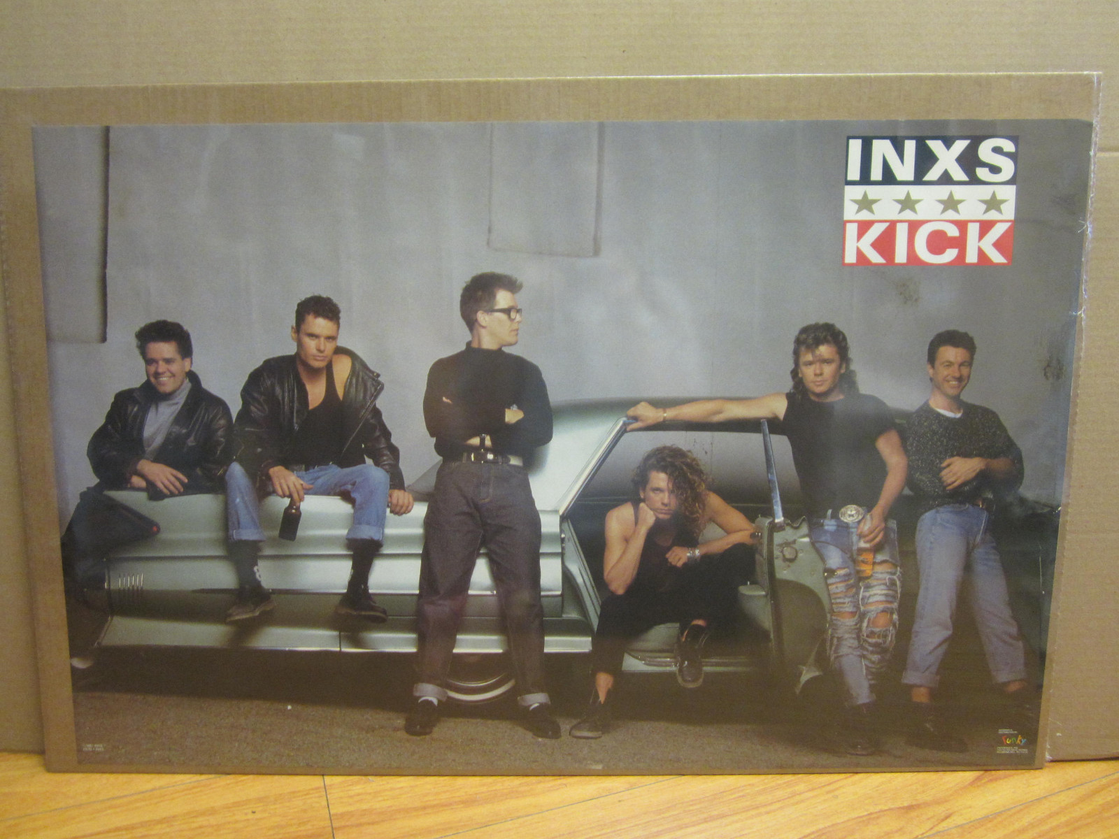Vintage INXS KICK rock n roll original 1987 Vintage Poster 5302 | eBay