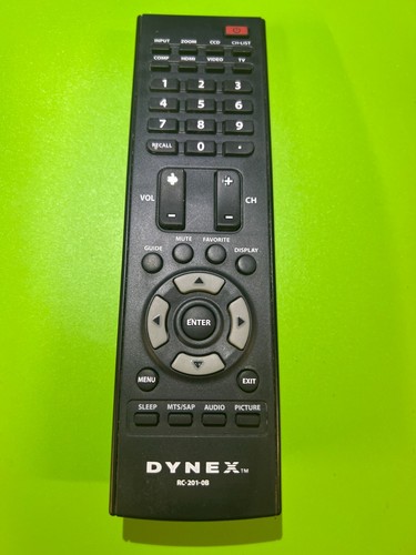 DYNEX RC-201-0B REMOTE CONTROL for DX-LCD22-09 DX-LCD42HD LCD37 DX ...
