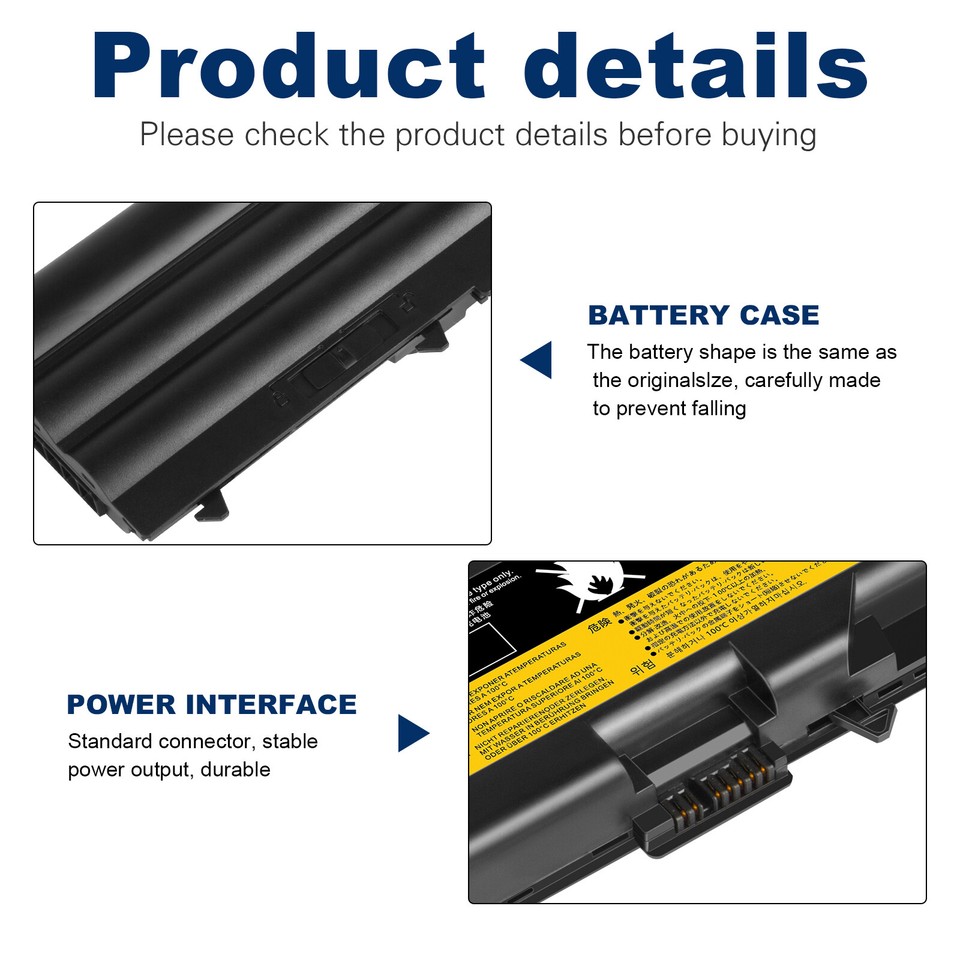 Battery for Lenovo Thinkpad T410 T420 T510 T520 W510 W520 SL410 SL510 6 ...