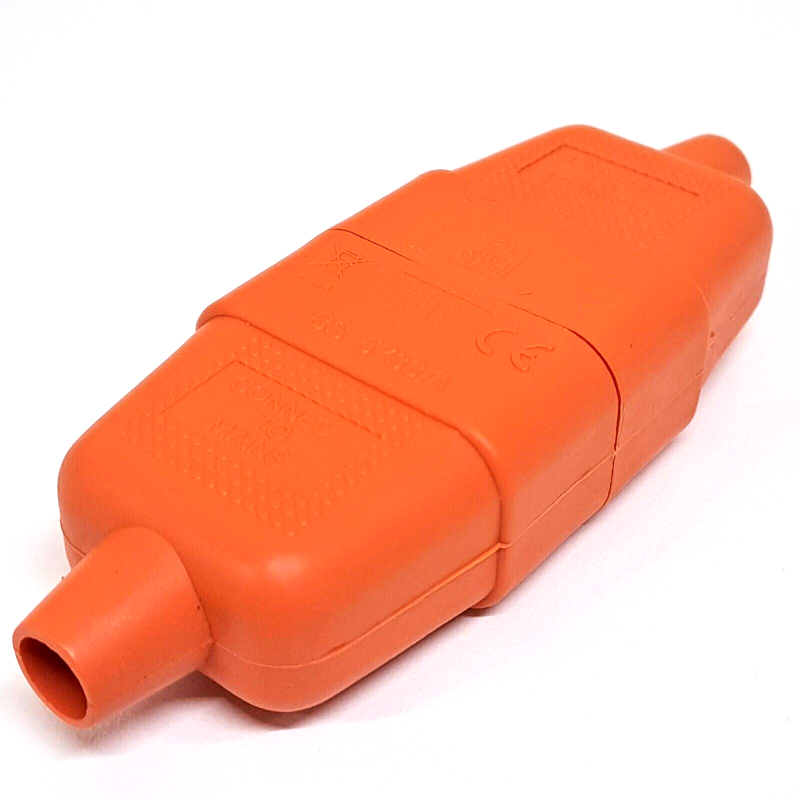 10A Orange Plug and Socket 2 Pin Inline Connector for Garden Tools ...