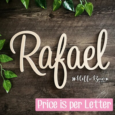 MDF LETTERS 15cm HIGH custom cut, create names/words for party or home ...
