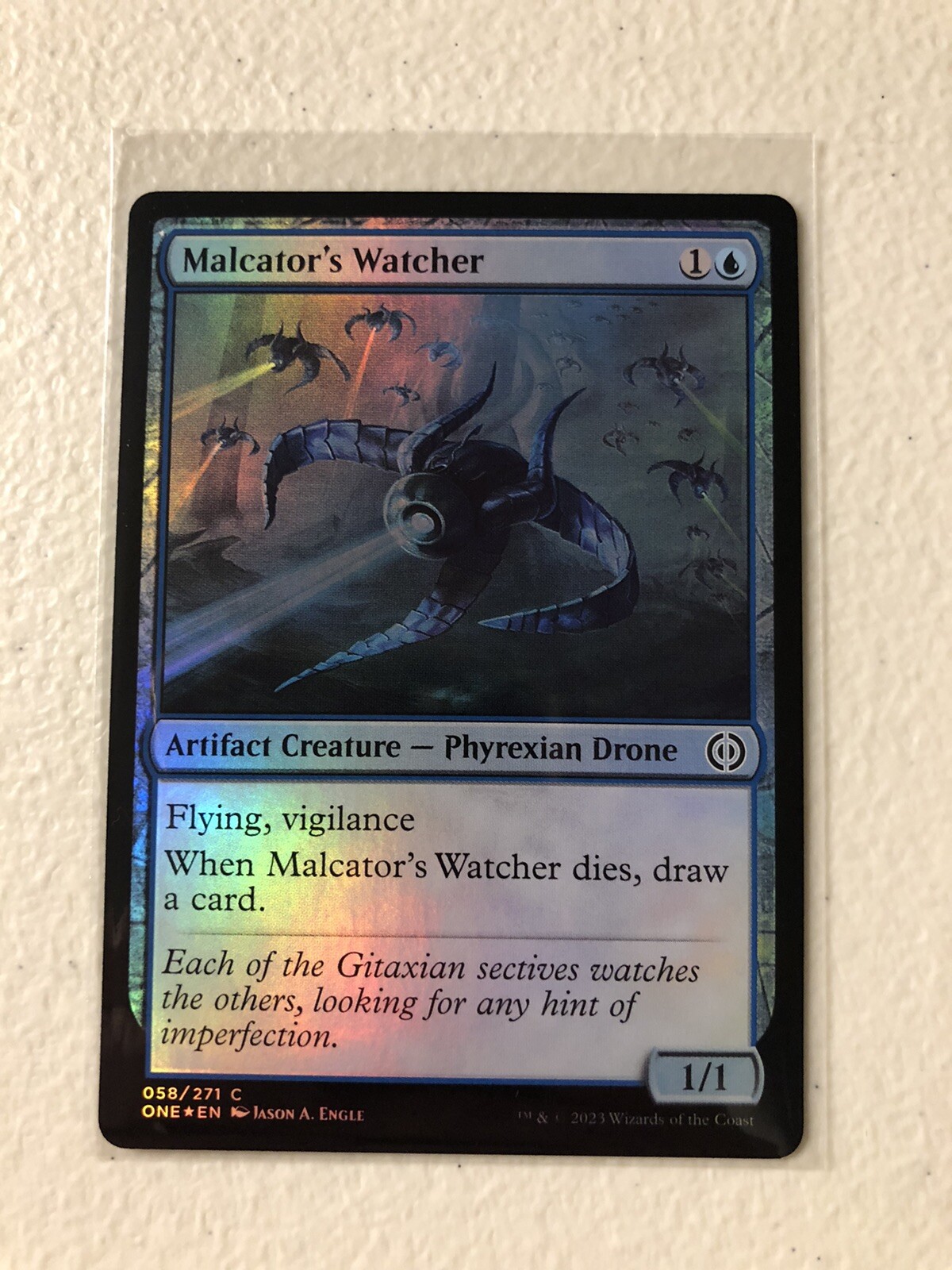 Malcator’s Watcher Foil Phyrexia All Will Be One MTG Magic The ...