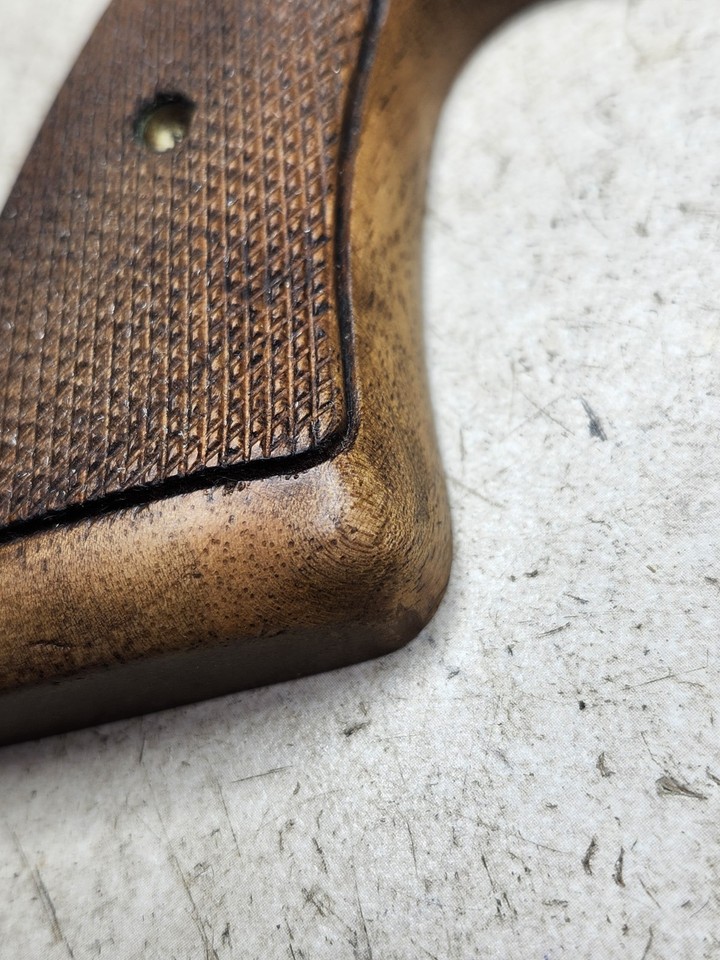 Vtg. Smith & Wesson J Frame Wood Target Grips SQUARE Butt 32 34 36 37 ...