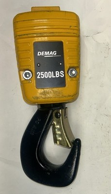 Demag 83786144 PS AM1 Hoist Lower Hook Load Block Double Chain V-5 ...