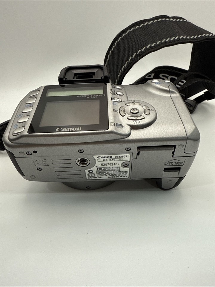 Canon EOS Digital Rebel XT/EOS 350D 8.0 MP Digital SLR Camera DS126071 ...
